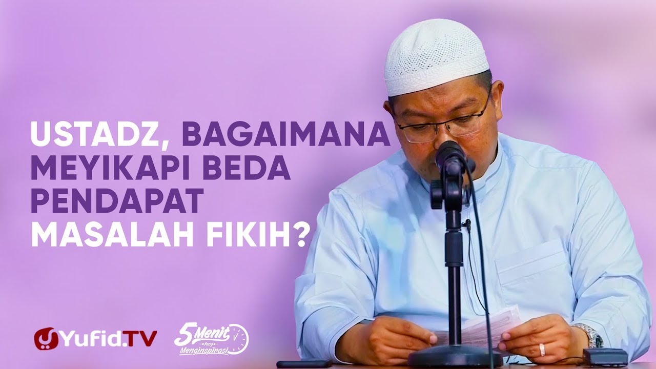 Jika Beda Pendapat Masalah Fikih, Ini Solusinya – Ustadz Dr. Firanda ...